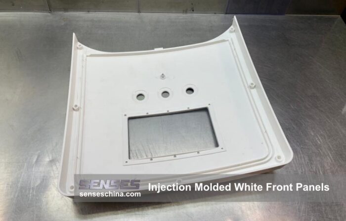 Injection Molded White Front Panels for Electronics by Senses
