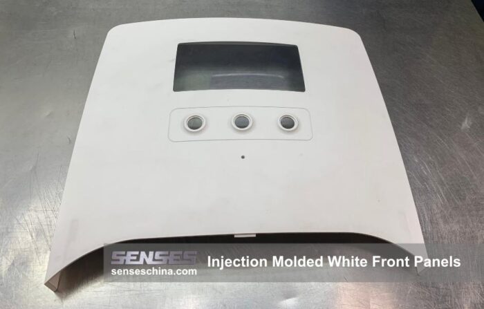 Injection Molded White Front Panels for Electronics by Senses